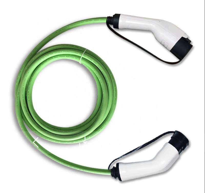 Type 1 EV Cable | 16 amp | Green or Black | 5 metres – EV Extras
